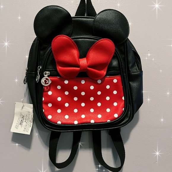 Accessories | Minnie Mouse Leather Backpack | Poshmark